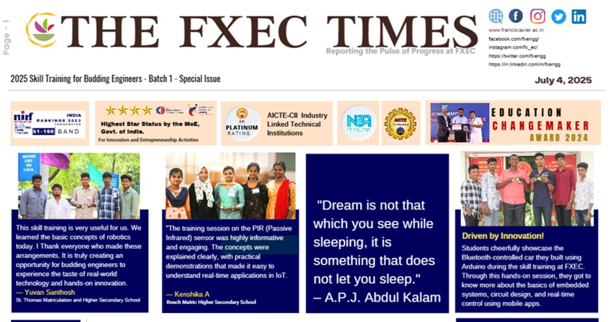 The FXEC Times - Skill Training - 2025